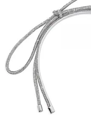 AREA Crystal-embellished Headband - Silver