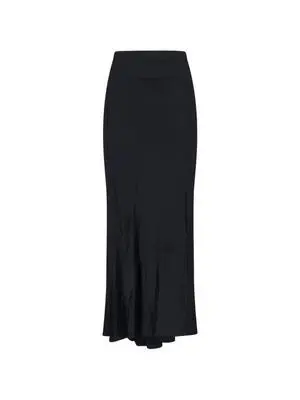 Junya Watanabe Panelled Wool Skirt - Black
