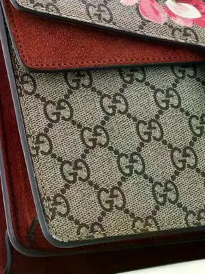 Gucci Dionysus Bag Blooms Print Gg Coated Canvas Small Shoulder Bag