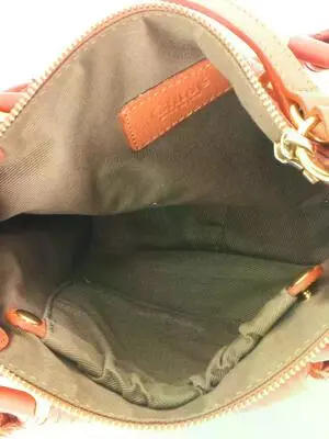 Chloé Marcie Satchel Leather Baby Crossbody Bag - Orange