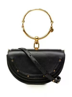Chloé 2000-2026 Mini Calfskin Nile Bracelet Satchel - Black