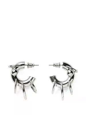 PANCONESI Crystal-embellished Hoop Earrings