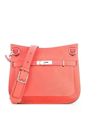 Hermès Jypsiere Bag Clemence 28 Shoulder Bag - Red