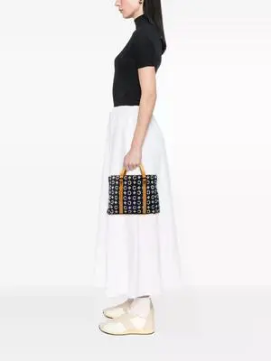 Celine 2000 C Macadam Denim Handbag