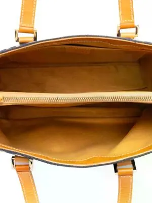 Celine 2000 C Macadam Denim Handbag