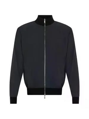 Fedeli Zip-up High-neck Jacket - Grey