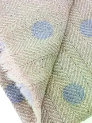 Altea Herringbone-pattern Polka-dot Scarf