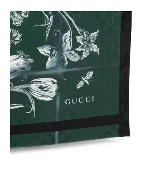 Gucci Printed Silk Scarf