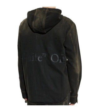 Off-White Bookish Hooded Denim Jacket