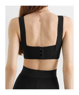 Dolce & Gabbana Satin Bustier Top