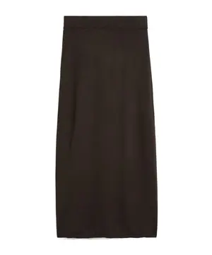 TOTEME Long Knit Skirt Fondante