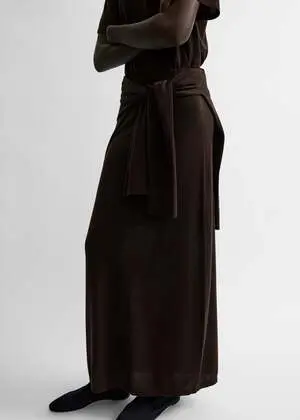 TOTEME Long Knit Skirt Fondante