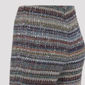 Missoni Sequined Flared Knit Pants