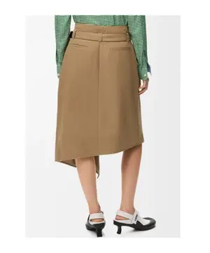 Loewe Belted Asymmetric Skirt