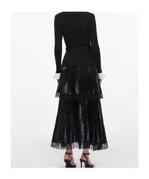 SELF-PORTRAIT Long-sleeved Dress
