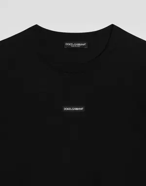 Dolce & Gabbana Dolce Gabbana Logo Patch Crewneck T-shirt
