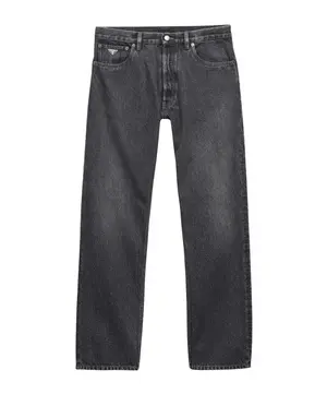 Prada Belt-loop Jeans - Black