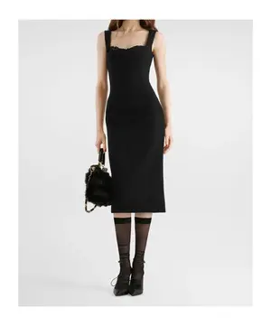 Dolce & Gabbana Double-wool Crêpe Dress