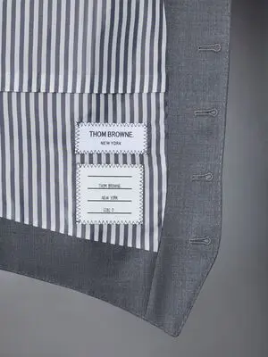 Thom Browne Super 120's Twill 5-button Vest