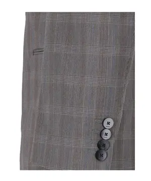 Gucci Prince Of Wales Wool Jacket - Gray