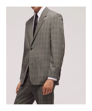 Gucci Prince Of Wales Wool Jacket - Gray