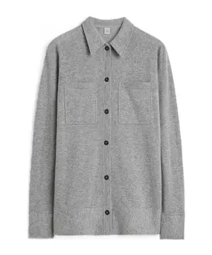 TOTÊME Patch-pocket Knitted Shirt