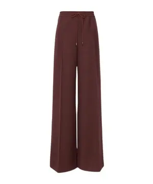 Max Mara Drawstring Casual Pants - Red