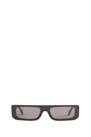 Alaïa Rectangular Mask Sunglasses - Black