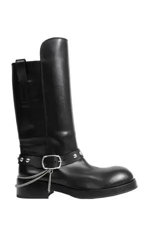 ANN DEMEULEMEESTER Edeed Riding Boots - Black