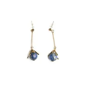 HEARTFELT LAYERS Impression Sunrise Drop Earrings Kyanite - Blue