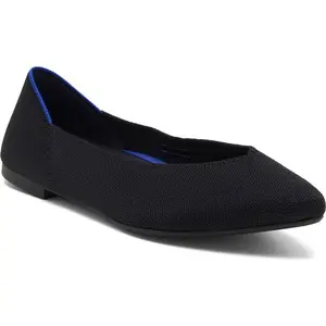 Rothy's The Point Iii Pointed Toe Flat - Black