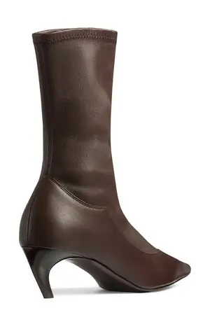 Khaite Valerie Pointed Toe Boot - Chocolate