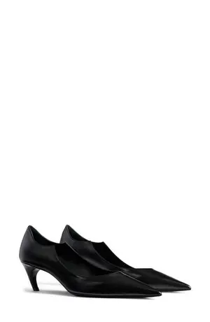 Khaite Valerie Pointed Toe Pump Black