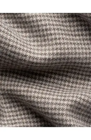 Eton Houndstooth Check Flannel Shirt