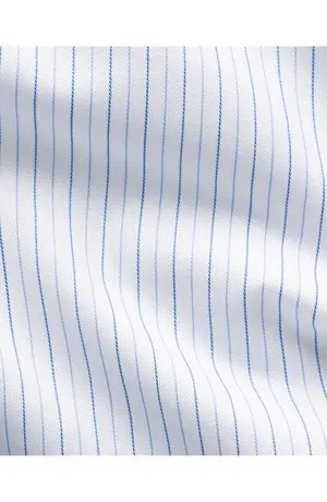 Eton Slim Fit Striped Cotton Dress Shirt