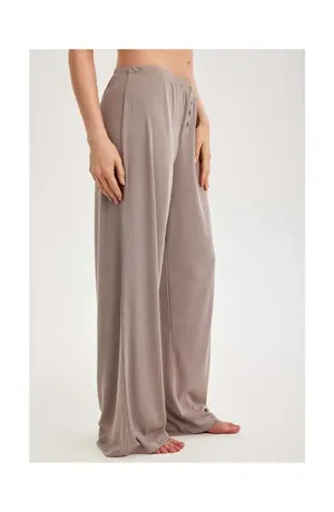 BEACH LIFE BY GOTTEX Summer Lounge Pointelle Wide Leg Pant