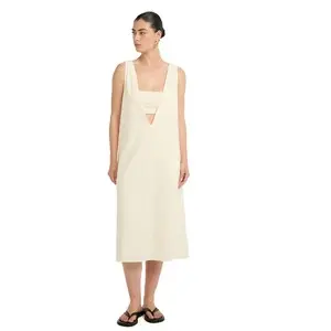 BEACH LIFE BY GOTTEX Resort Coastal V-neck Maxi Dress Cover-up - Natural