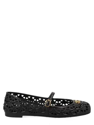 Valentino Garavani Ballerina "ondette" Con Motivo Scallops