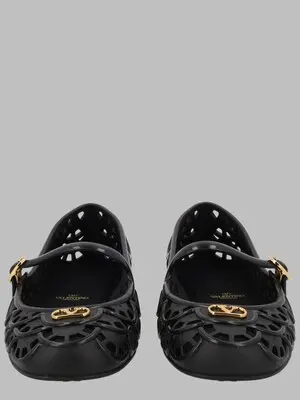 Valentino Garavani Ballerina "ondette" Con Motivo Scallops