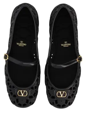 Valentino Garavani Ballerina "ondette" Con Motivo Scallops
