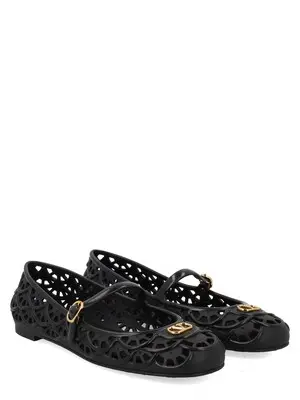 Valentino Garavani Ballerina "ondette" Con Motivo Scallops