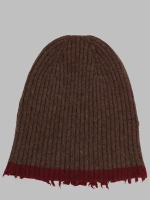 UMA WANG Berretto In Cashmere A Coste
