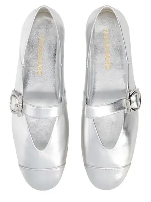 FERRAGAMO Ballerina "nena" Con Fibbia Gancini