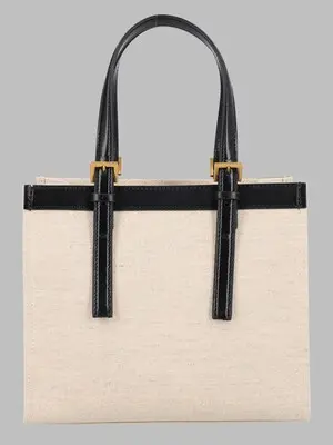 Versace Borsa Tote "rivière" Mini - Ivory