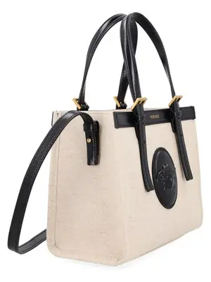 Versace Borsa Tote "rivière" Mini - Ivory