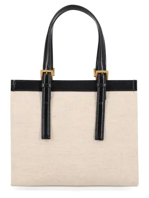 Versace Borsa Tote "rivière" Mini - Ivory