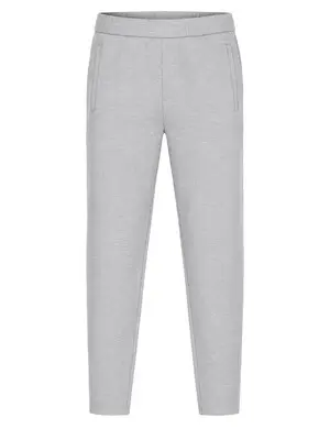 Emporio Armani Pantalone In Jersey Piquet "travel Essential - Grey