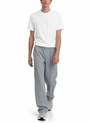 Emporio Armani Pantalone In Jersey Piquet "travel Essential