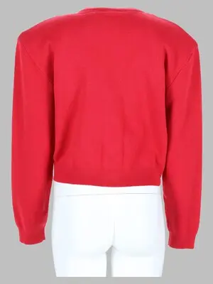 ROTATE BY BIRGER CHRISTENSEN Cardigan In Maglia Pesante - Red