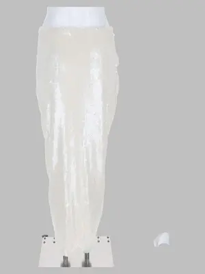 ROTATE BY BIRGER CHRISTENSEN Gonna Con Nodo E Paillettes - White